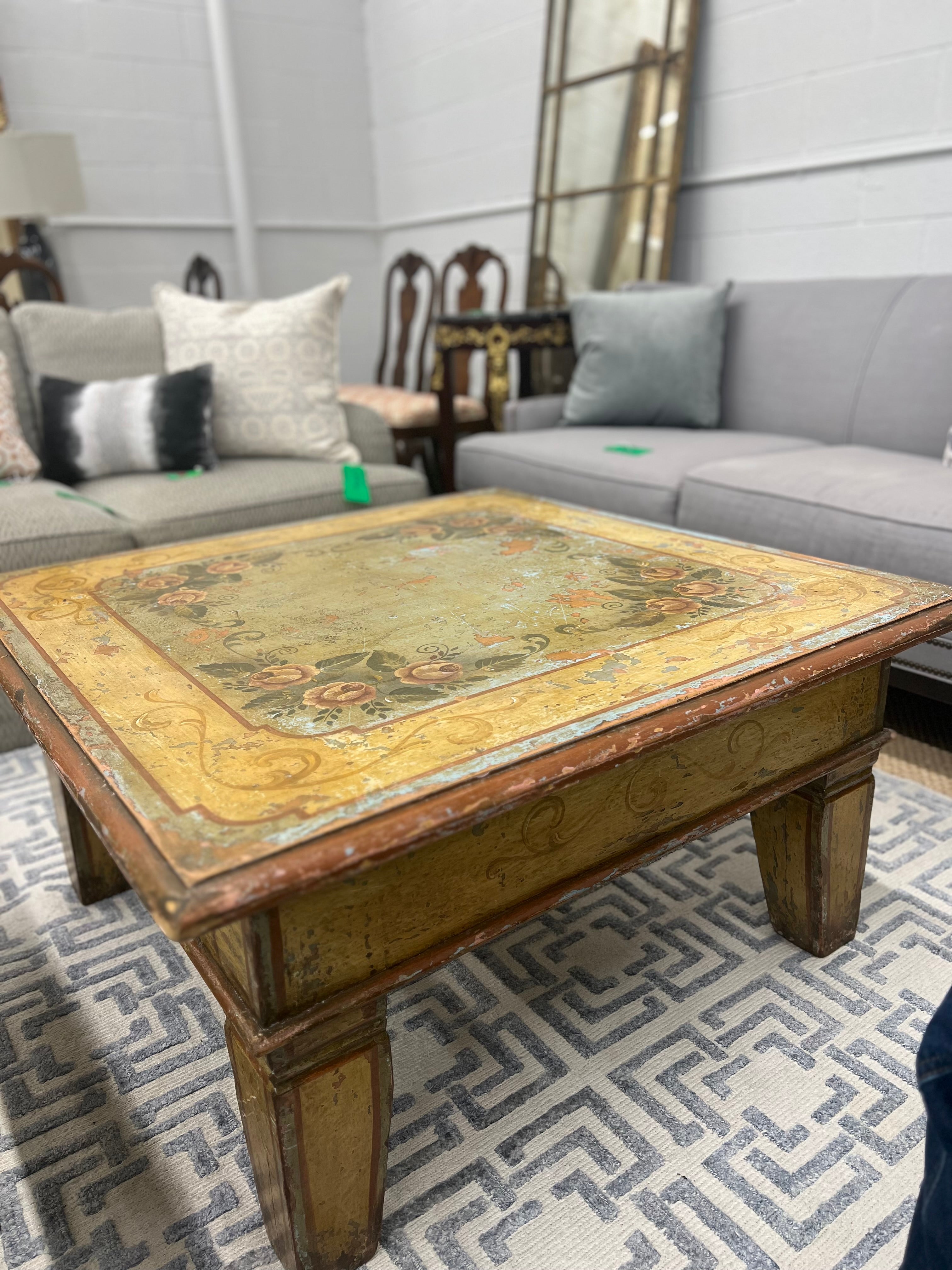 Vintage Italian Florentine Coffee Table – Trading Treasures